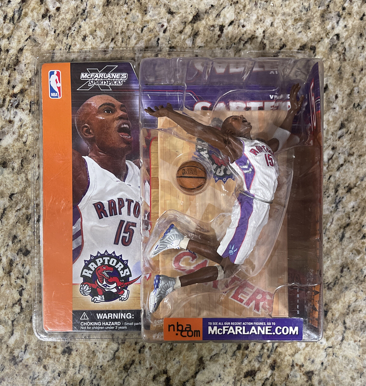 NBA McFarlane Sports Pick VINCE CARTER NBA Series 1 White Jersey ...