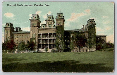 Deaf and Dumb Ohio State Institute Asylum School Columbus OH Postcard ...