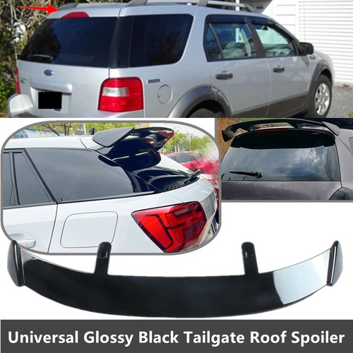 Universal Gloss Black Fit For Ford Freestyle Rear Roof Spoiler Modified ...