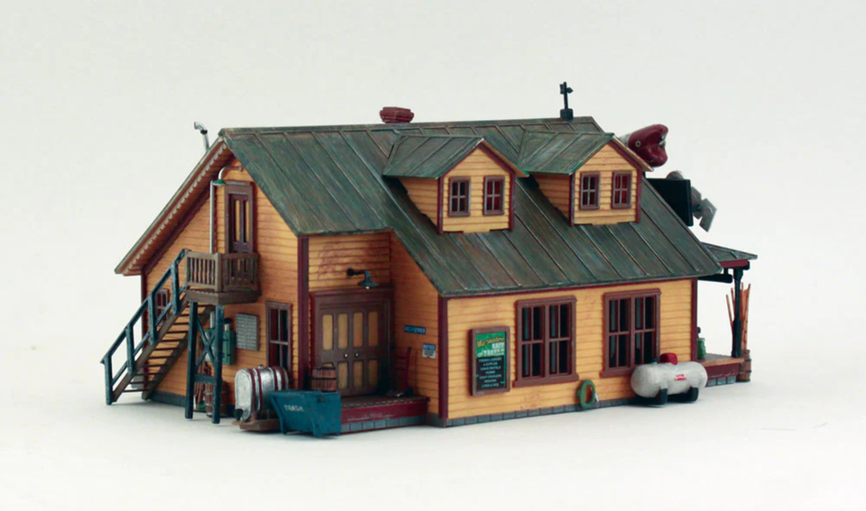 New Woodland HO Scale Built-&-Ready Structure Mo Skeeters Bait/Tackle ...