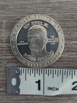 Vintage MGM Grand Las Vegas $1 1994 Roy Jones Jr. Gaming Token | eBay