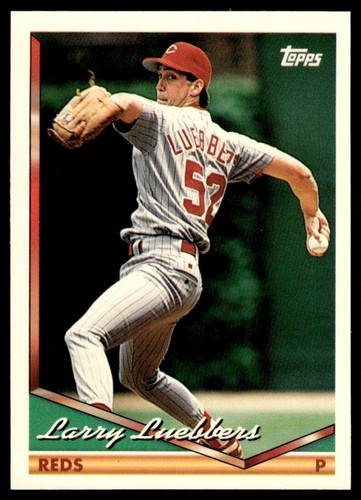 1994 Topps #221 Larry Luebbers Rookie Cincinnati Reds | eBay