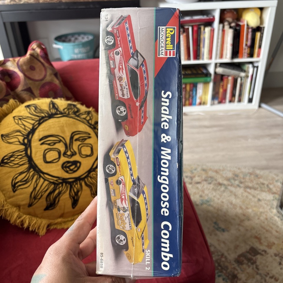 REVELL Monogram SNAKE & MONGOOSE Combo Funny Car Kit NHRA 1997 NEW 1 ...