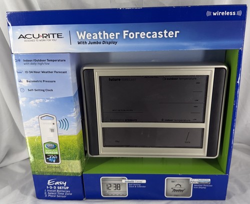 Acurite Weather Station w/ Humidity Wireless Remote indoor outdoor 5.5 ...