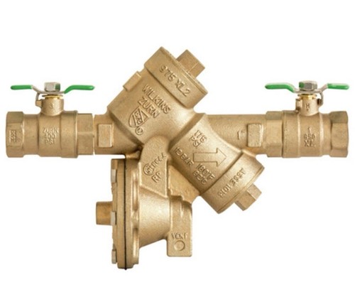 Zurn Wilkins 1-975XL2 1" Reduced Pressure Backflow Preventer Lead-Free ...
