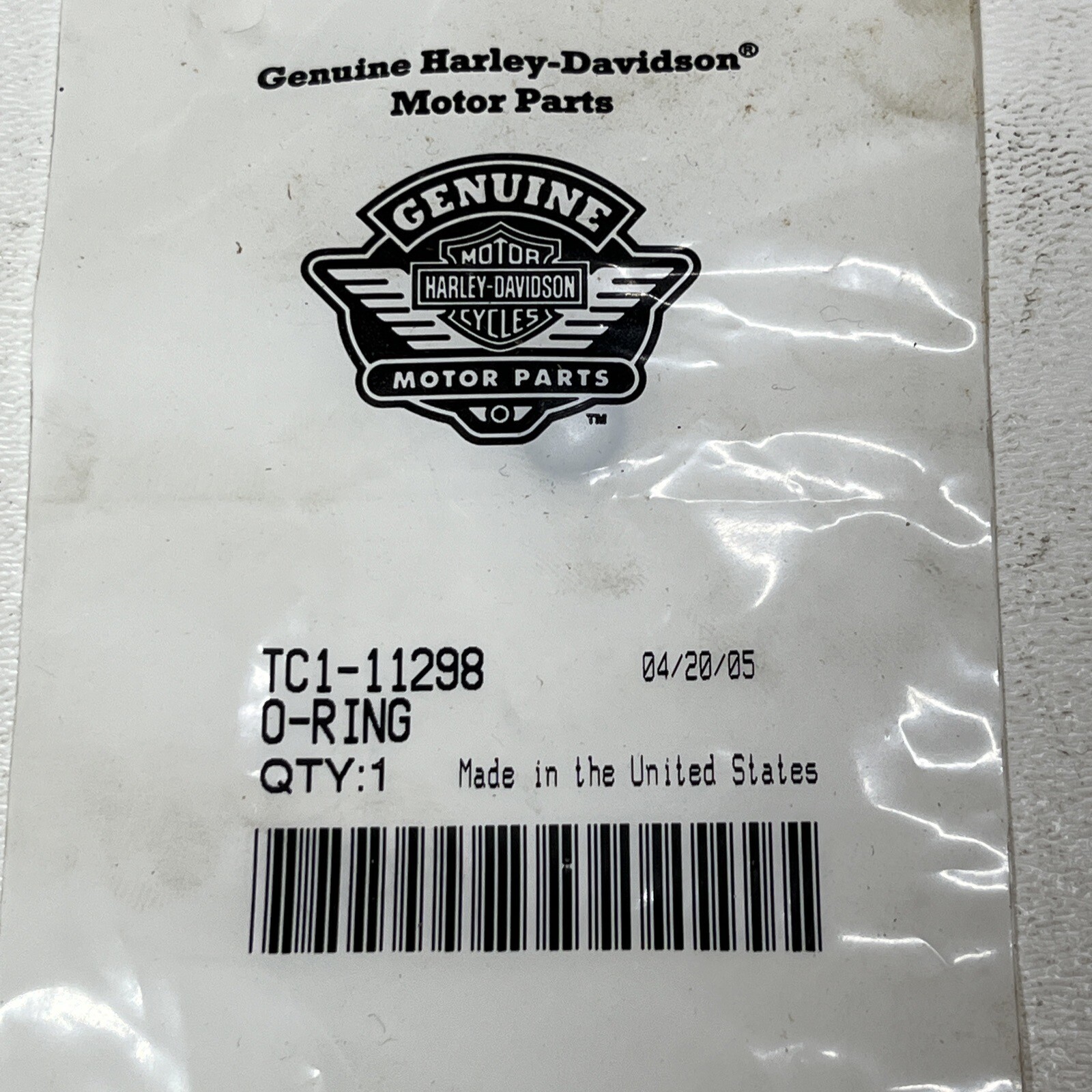 1 NOS HARLEY-DAVIDSON O-RING OEM TCI-11298 Robison HD AMF | eBay
