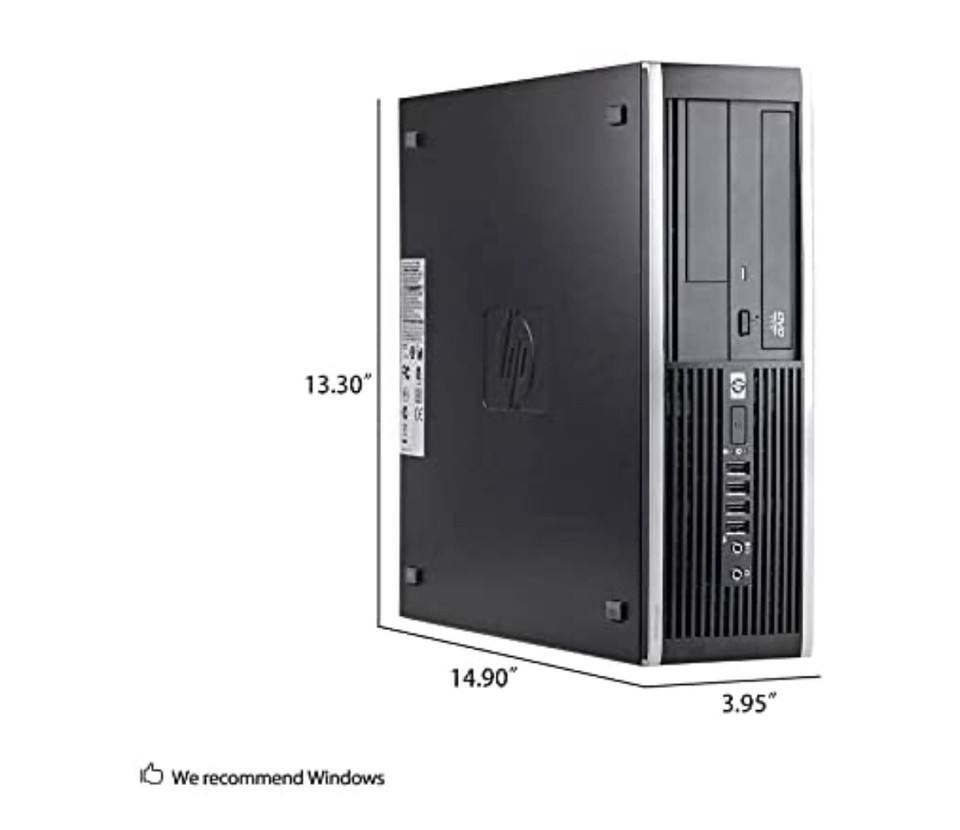 HP Elite Desktop Computer, Intel Core i5 3.1GHz, 8GB RAM, 1TB SATA HDD ...