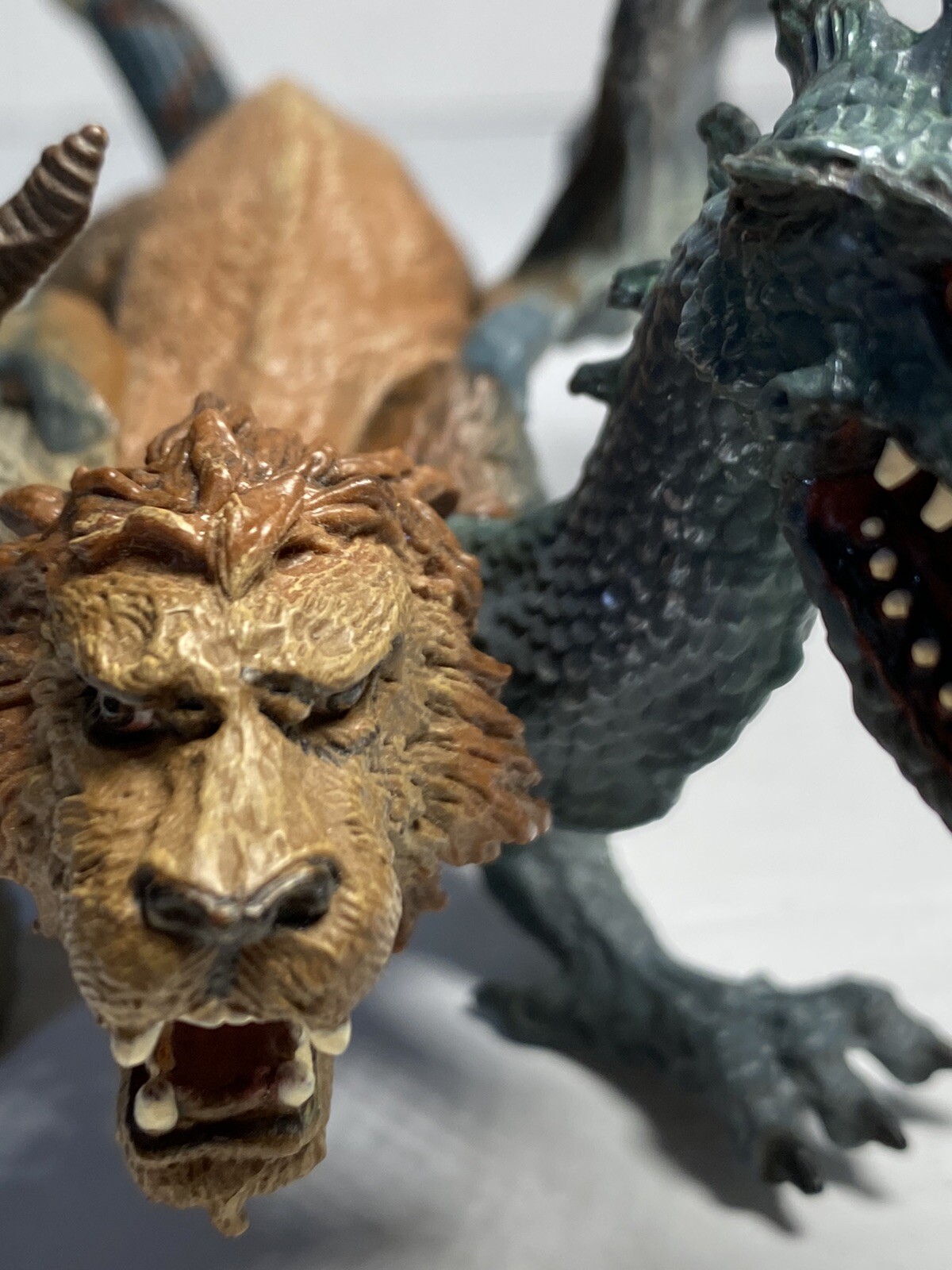 Safari Ltd. Chimera 3 Headed Dragon Lion Goat /Snake Tail Toy Action ...