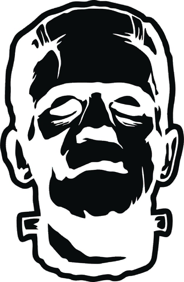 Frankenstein Vinyl Decal Die Cut Sticker Horror | eBay