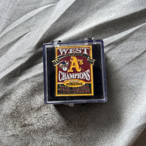 Oakland Athletics West Champions Pin | eBay