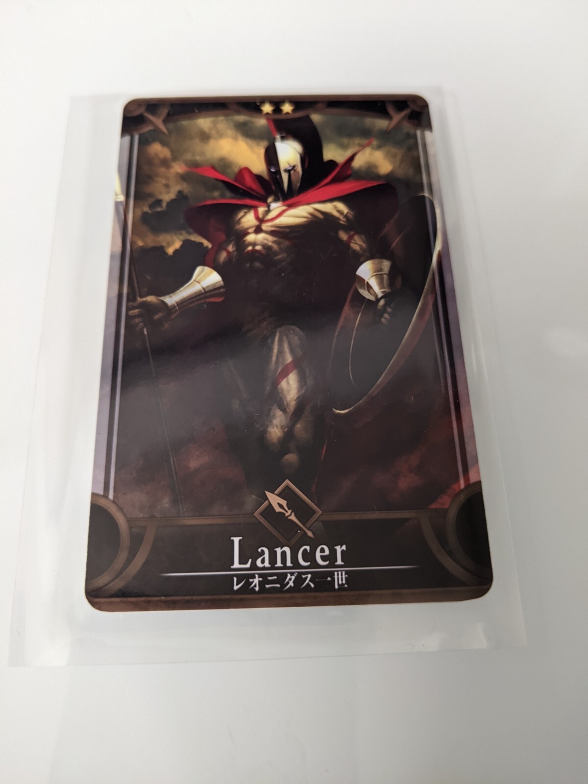 FGO Fate Grand Order Arcade Lancer Leonidas 1st Ascension Mint Card | eBay