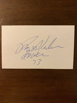 ROSS VERBA - IOWA FOOTBALL - AUTHENTIC AUTOGRAPH SIGNED - A8716 | eBay