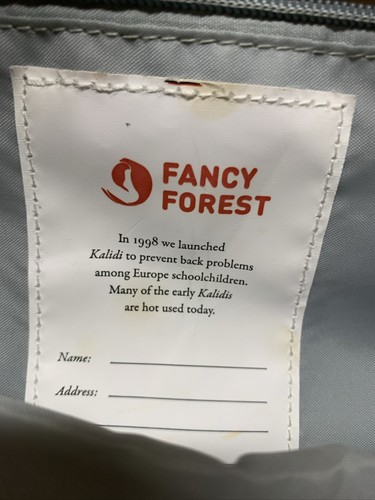 Fancy Forest Kalidi Yellow Backpack Knapsack Bookbag Hiking Outdoor ...