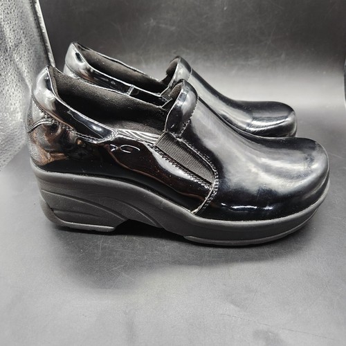 Easy Works Womens 5.5M Lyndee Clogs Black Patent Leather Easy Street | eBay