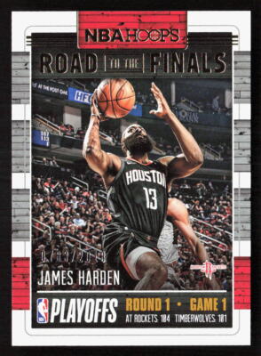 2018-19 Panini NBA Hoops James Harden Road to the Finals Round 1 /2018 ...