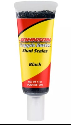 1.1 Oz Tube Crappie Buster Shad Scales Fishing Lure Gel Fish Attractant ...