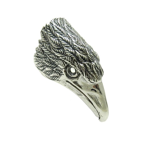 Huge Genuine Sterling Silver Ring Hallmarked Solid 925 Eagle Handmade ...