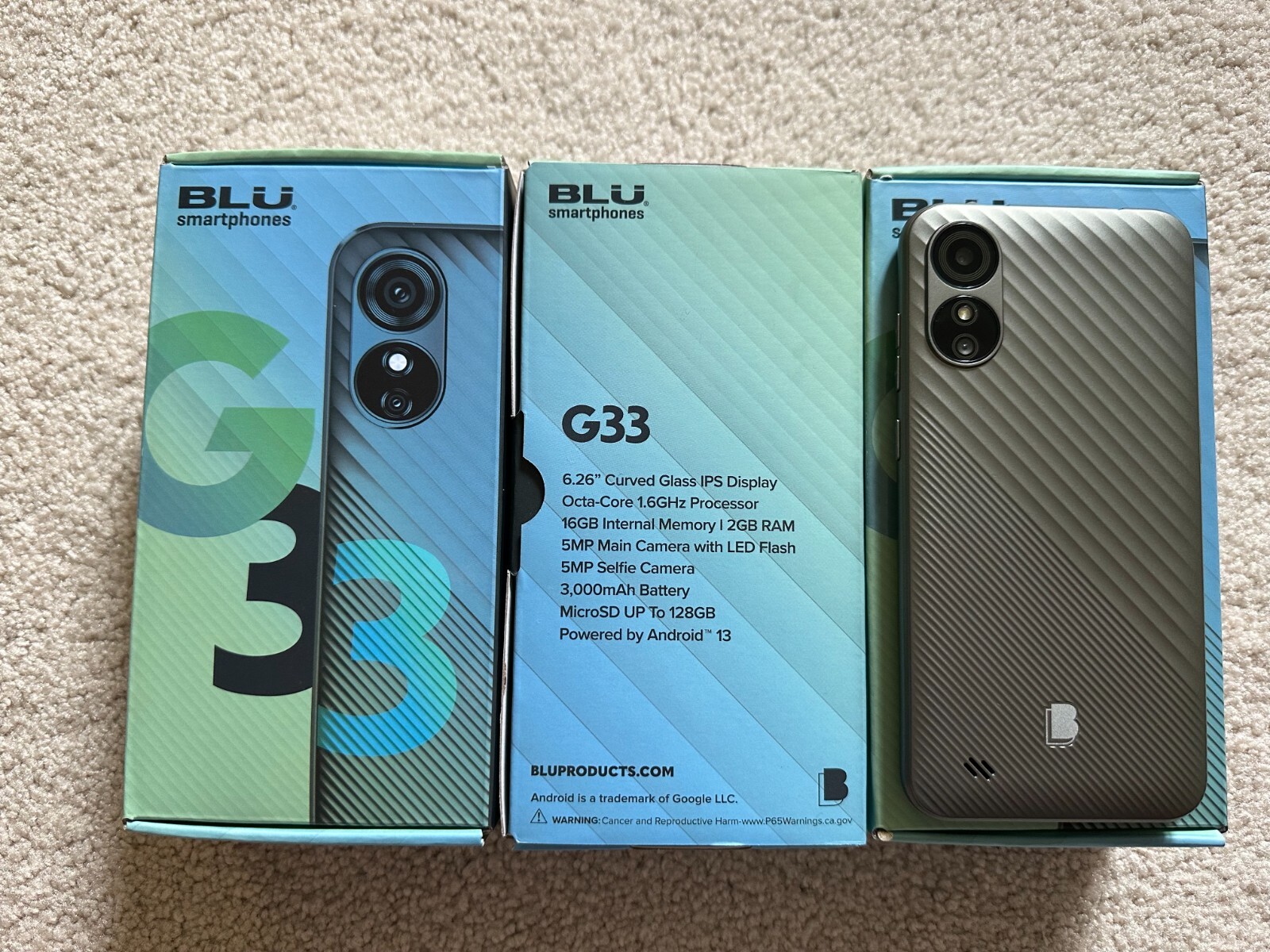 BLU smartphones G33 UNLOCKED Android Dual Sim Smart Phone | eBay