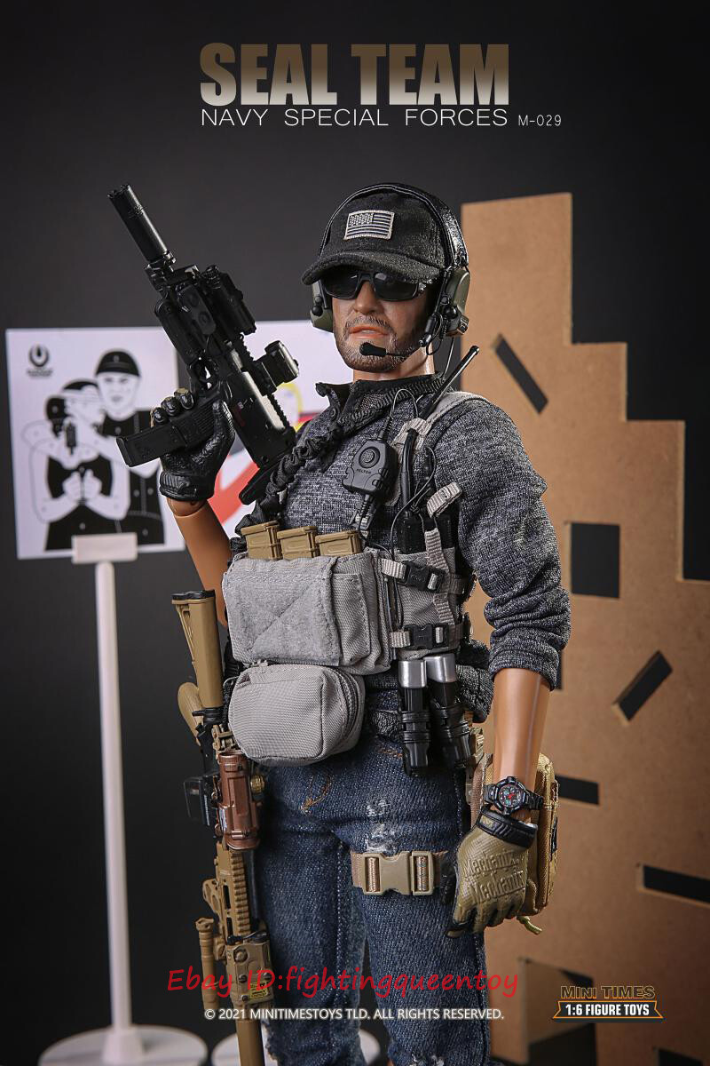 Mini Times Toys M029 US SEAL TEAM NAVY SPECIAL FORCES 1/6 Figure Model ...