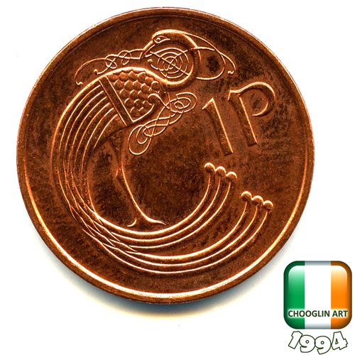 An IRISH 1994 PENNY 1p coin, 31 Years Old! | eBay