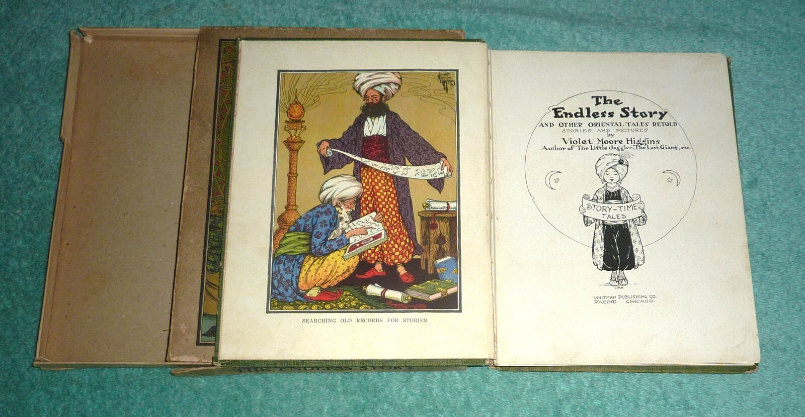 HARDCOVER BOOK by VIOLET MOORE HIGGINS "THE ENDLESS STORY" (1916 ...