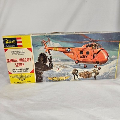 Vintage Revell Sikorsky HO4S-1 Whirlybird 1/48 Scale Plastic Model Kit ...