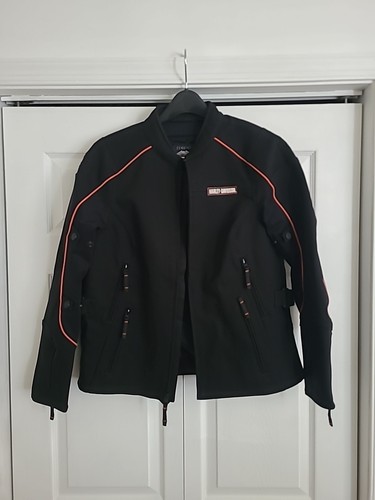 Harley Davidson Womens Fennimore Stretch Motorcycle Jacket XL Bikercore ...