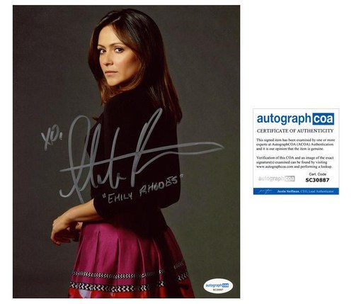 Italia Ricci "Designated Survivor" AUTOGRAPH Signed 'Emily Rhodes' 8x10 ...