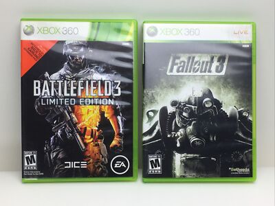 Lot Of 2 Battlefield 3 Limited Edition 2 Disc Set and Fallout 3 XBox ...