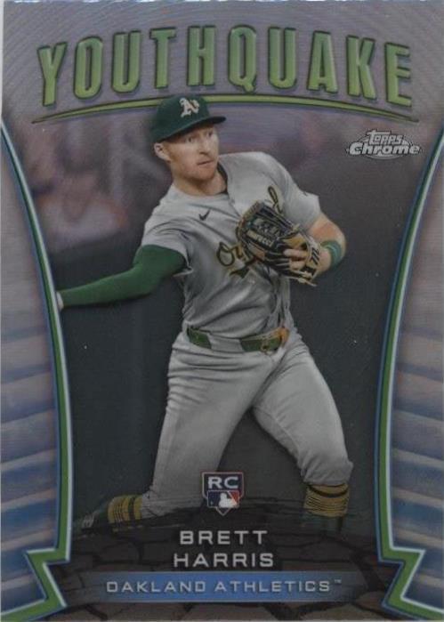 2024 Topps Chrome Update Series - Youthquake Brett Harris #YQ-77 (RC ...