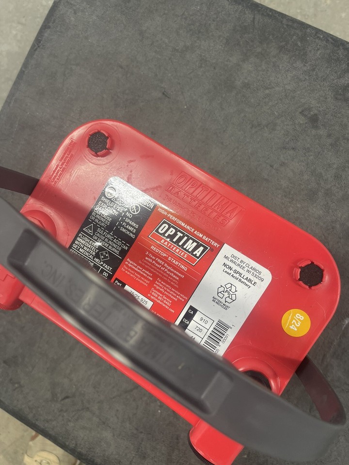 75/25 Optima Battery Red Top | eBay