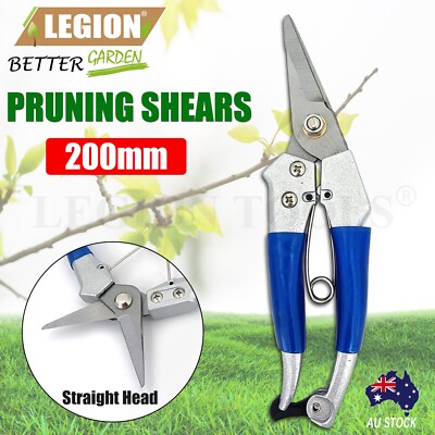 8'' Pruning Shears Straight Head Trim Trees Snips & Branch Garden ...