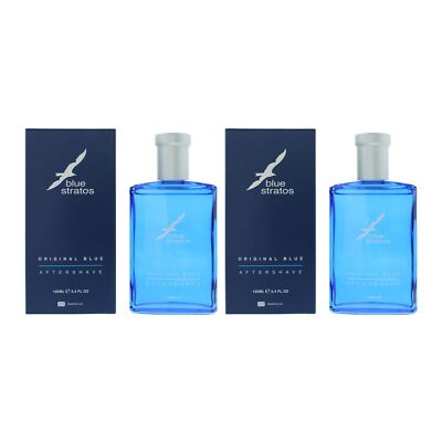 Blue Stratos Original Blue Aftershave 100ml x 2 | eBay UK