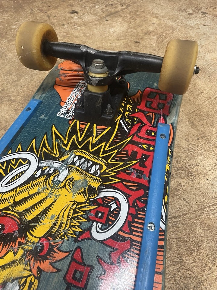 1988 Powell Peralta Caballero Cliver yellow Ban this Dragon blue stain ...