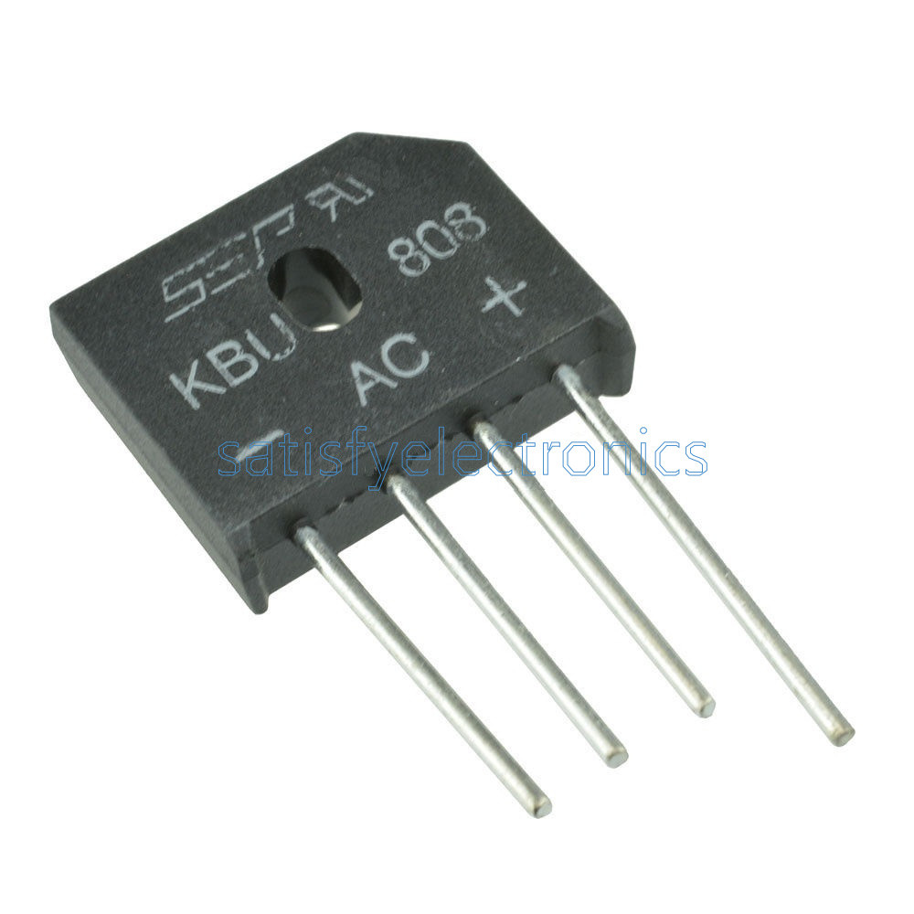 10PCS KBU808 SIP-4 KBU-808 8A 800V Bridge Rectifier | eBay