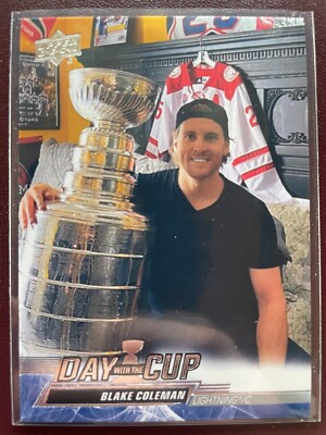 Blake Coleman 2022-23 Upper Deck Series 2 Day With The Cup SP Card # ...