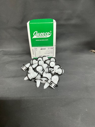 Auveco 21169 Trim Panel Retainer, White Nylon, for Forrd W713297-S300 ...