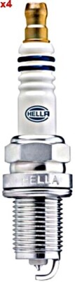 HELLA 4x Spark Plug For AUDI BENTLEY BMW CHEVROLET CHRYSLER CITROEN ...