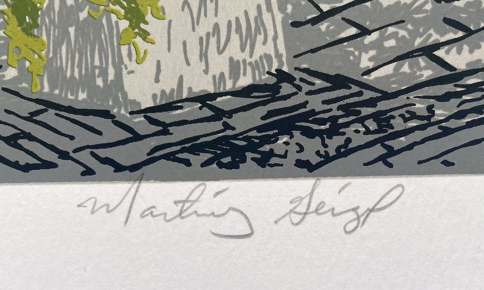 Martinez Geigel Caleta Old San Juan Signed Serigraph 79/90 Puerto Rico ...