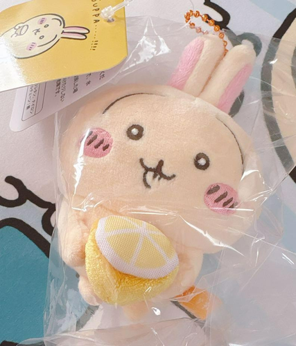Chiikawa Rabbit Usagi Sour Lemon Suppa Mascot Plush Doll 12cm Japan NEW ...