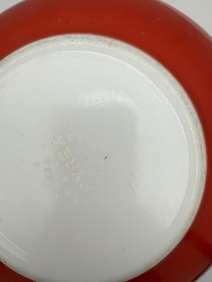 1945-1968 PYREX Primary Colors RED 4 Quart 10" Mixing BOWL #404 | eBay UK