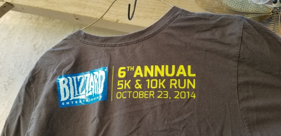 Blizzard Employee Only 5k/10k Fun Run 2014 Women's XL T Shirt | eBay
