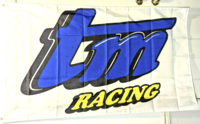 TM Racing Logo Flag Banner 3x5 ft Mancave Garage Flag MX/SX | eBay
