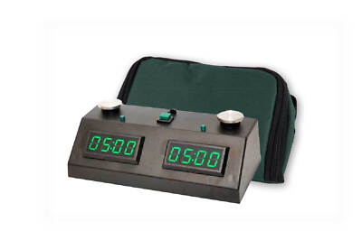 ZMart Fun II Digital Chess Clock - BLACK/GREEN with Wedge Bag | eBay