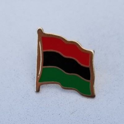 1 RBG flag pinback button Marcus Garvey Red Black Green Pan African ...