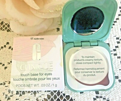 CLINIQUE Nude Rose 17 Touch Base for Eyes Primer/Shadow BRAND NEW in ...