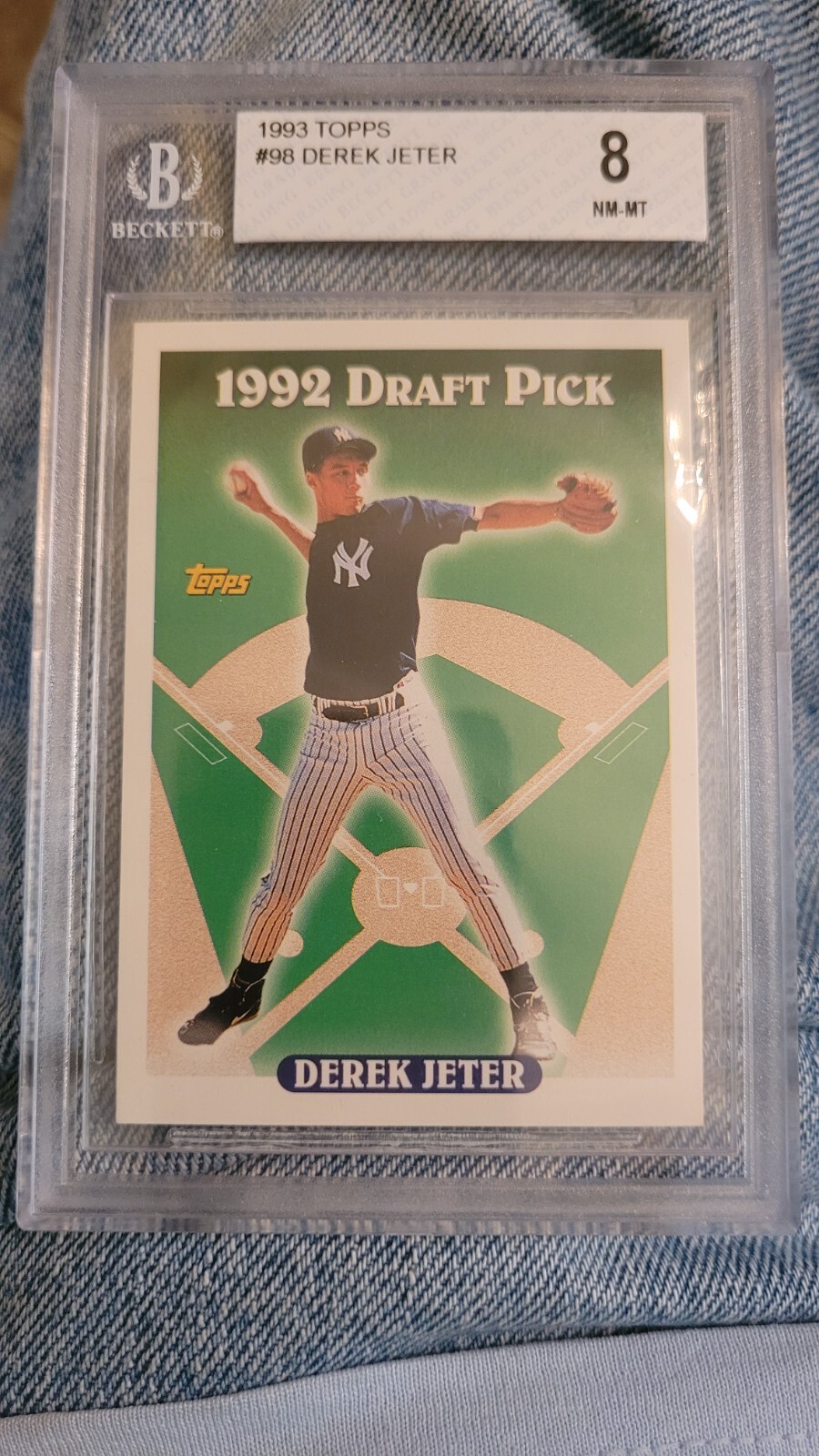 Derek Jeter "YANKEES NUMBER #1 DRAFT PICK" A Quality Card for any Jeter ...