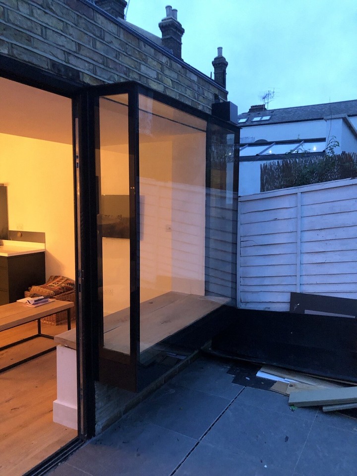 ORIEL WINDOW MANUFACTURER-Frameless Glass Box Seat-Steel Fabricated As ...