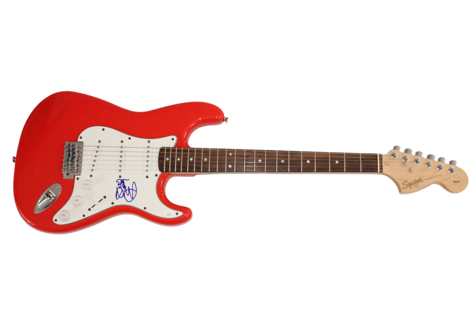 Pat Metheny Signed Autograph Full Size Red Fender Stratocaster Guitar w ...