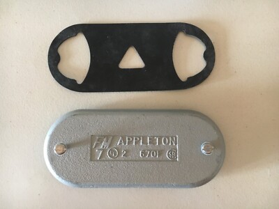APPLETON 670FG GRAYLOY CAST COVER CONDUIT W/ GASKET - QUANTITY 1 | eBay